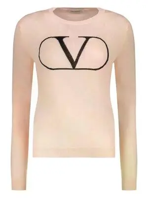 Valentino Garavani Crew-neck Long-sleeve Sweater