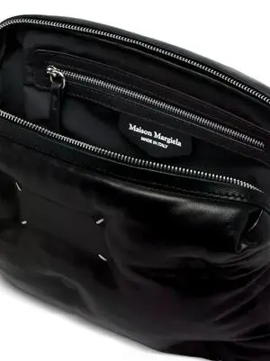 MAISON MARGIELA Glam Slam Leather Clutch - Black