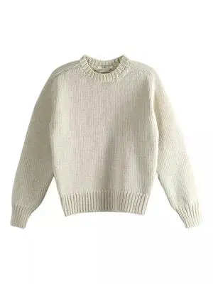 Auralee Crew-neck Wool-cashmere Blend Sweater