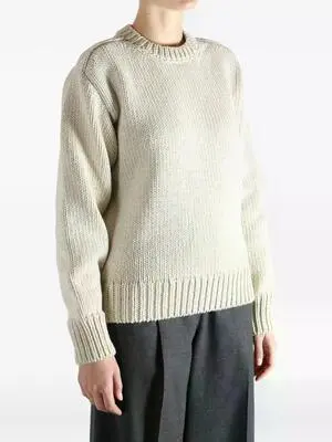 Auralee Crew-neck Wool-cashmere Blend Sweater