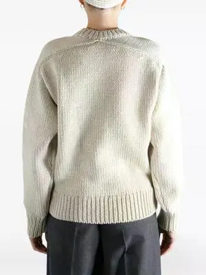 Auralee Crew-neck Wool-cashmere Blend Sweater