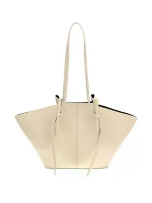 Yuzefi Large Mochi Leather Shoulder Bag - Neutrals