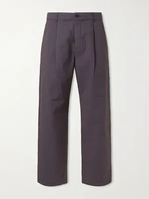 Folk Cropped Pants For Men