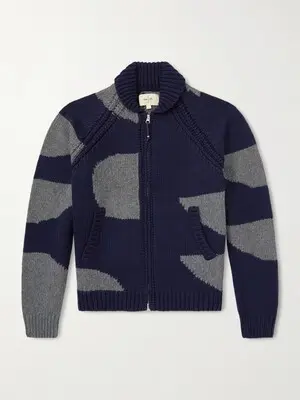 Folk Medium Knit Knitwear For Men