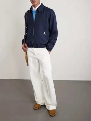Valentino Garavani Vgold Twill Blouson Jacket
