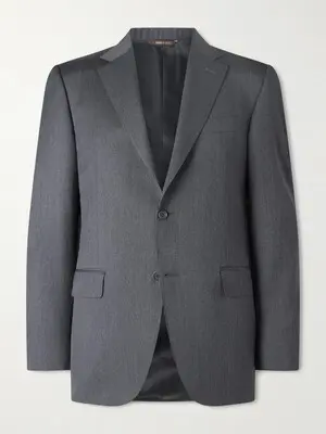 Canali Wool Suit Jacket