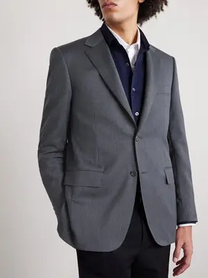 Canali Wool Suit Jacket