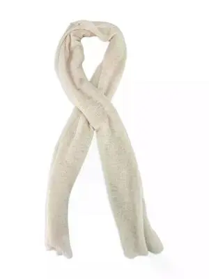 Botto Giuseppe Small Cashmere Scarf - White