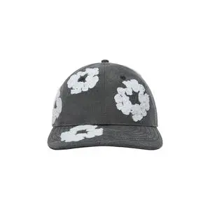 DENIM TEARS Cotton Wreath Dyed Cap - Black