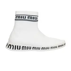 Miu Miu Logo Pull-on High Top