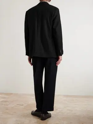 A.PRESSE Double-breasted Cashmere Blazer