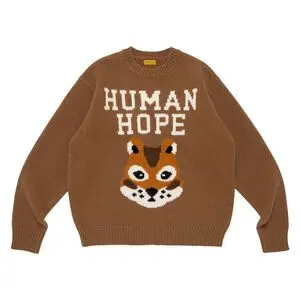HUMAN MADE X J-hope Human Hope Low Gauge Knit - Brown