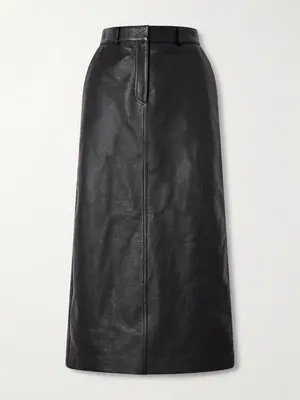 Leather Maxi Skirts