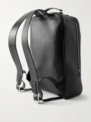 TOM FORD Full-grain Leather Backpack - Black