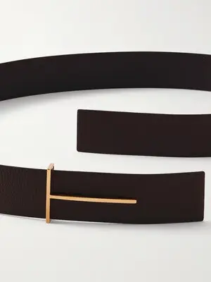 TOM FORD Full-grain Leather Belt