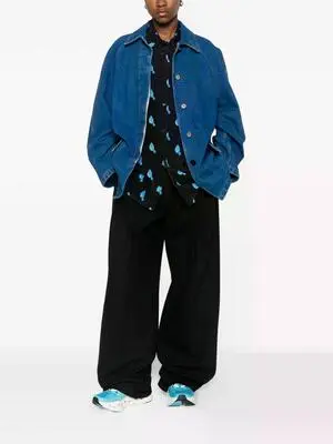 Marni Flap-pocket Denim Jacket - Blue
