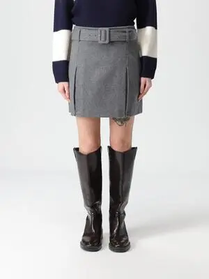 A.p.c. Belted Pleated Skirt