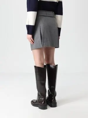 A.p.c. Belted Pleated Skirt