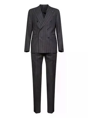 Tagliatore Double-breasted Pinstriped Suit