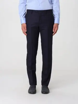 Tagliatore Single-breasted Two-button Suit In Pure Wool - Blue