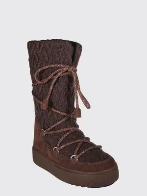 Moon Boot Lace-up Knit Boots