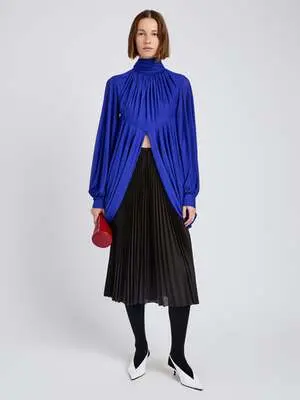 Proenza Schouler A-line Pleated Midi Skirt