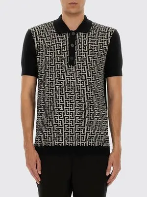 Balmain Color Blocked Polos For Men