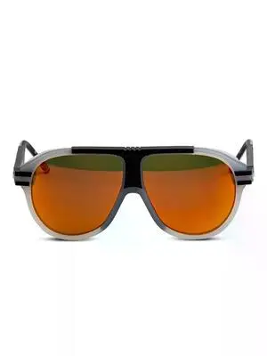 Thom Browne Round Frame Sunglasses - Black