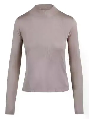 Max Mara Long-sleeve Mock-neck Sweater