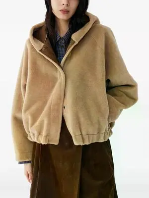 STUDIO TOMBOY Hooded Reversible Jacket - Neutrals
