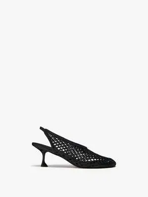 Proenza Schouler Tee Perforated Slingback Pumps