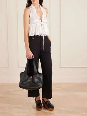Chloé Balloon Leather Tote - Black