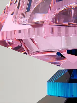 REFLECTIONS COPENHAGEN Bellis Crystal Bowl - Multi