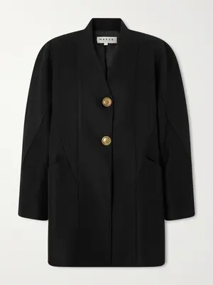 Maison Mayle Ines Paneled Wool-twill Coat