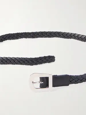 Gabriela Hearst Marija Woven Leather Belt