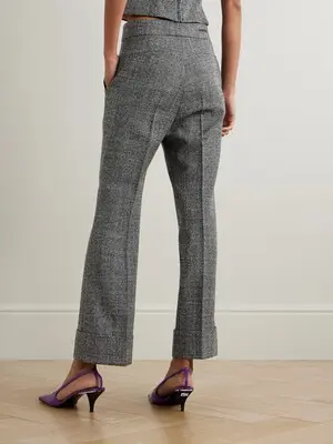 Gucci Wool-tweed Flared Pants