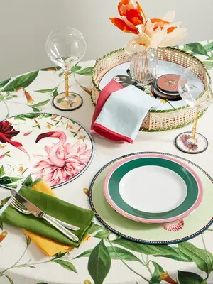 La DoubleJ Beto Val Set Of Four Wood Placemats - Multi