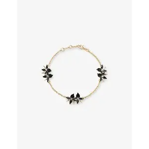 SHAUN LEANE Black Orchid Diamond Bracelet - Yellow Gold Vermeil