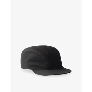 Prada Brand-embroidered Cotton Baseball Cap - Black