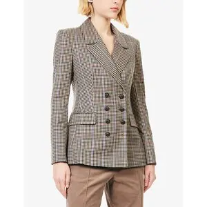 Veronica Beard Claude Double-breasted Woven Jacket
