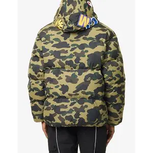 A BATHING APE Camouflage-print Padded Shell-down Jacket