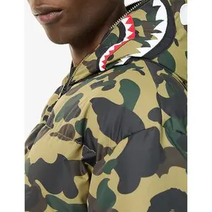 A BATHING APE Camouflage-print Padded Shell-down Jacket