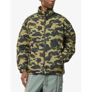A BATHING APE Reversible Camouflage-printed Shell-down Jacket