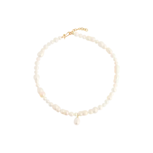 Completedworks Pearl Pendant Necklace - Silver
