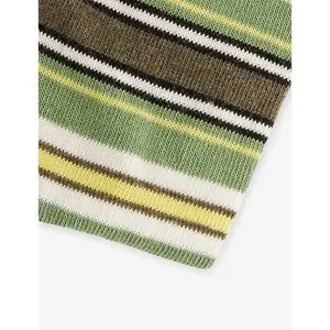 Paul Smith Margate Striped Stretch-cotton Blend Socks - Green