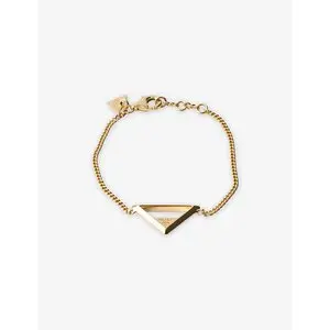 Prada Triangle Metal Bracelet - Gold/silver