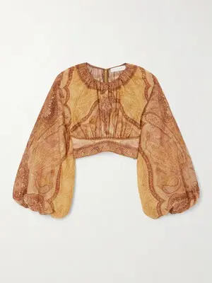 Zimmermann Cropped Blouses