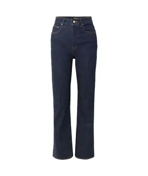 Ossou Flex High-rise Straight-leg Jeans - Blue