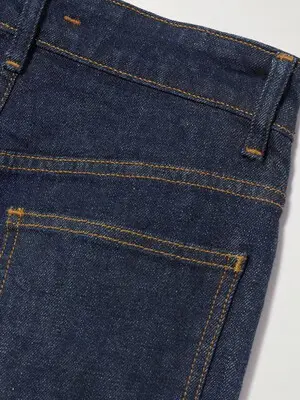 Ossou Flex High-rise Straight-leg Jeans - Blue