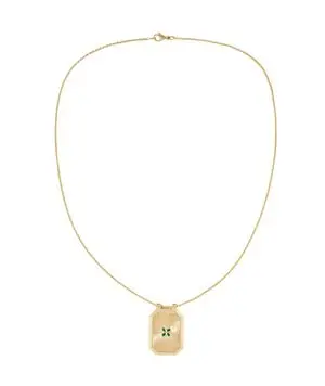 MARIE LICHTENBERG Luck Scapular 18-karat Emerald Necklace - Gold